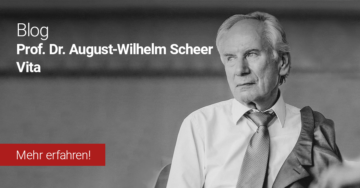 Prof. Dr. August-Wilhelm Scheer: Vita